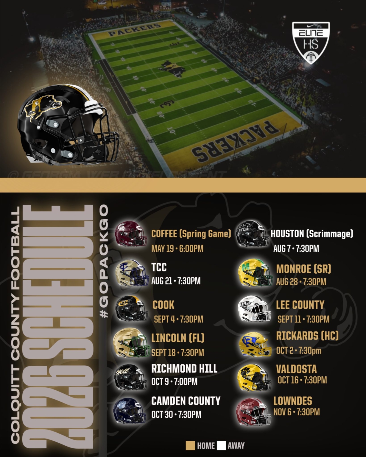 Colquitt County Packers High School Football | Moultrie, Georgia