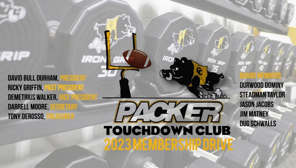 Packer Touchdown Club 2023 Membership Drive Kicks Off | Colquitt County ...